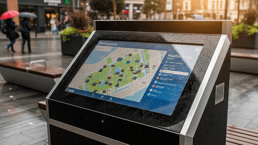 Kiosk Touchscreen Outdoor: Tahan Cuaca & Efisien | JAKVISUAL