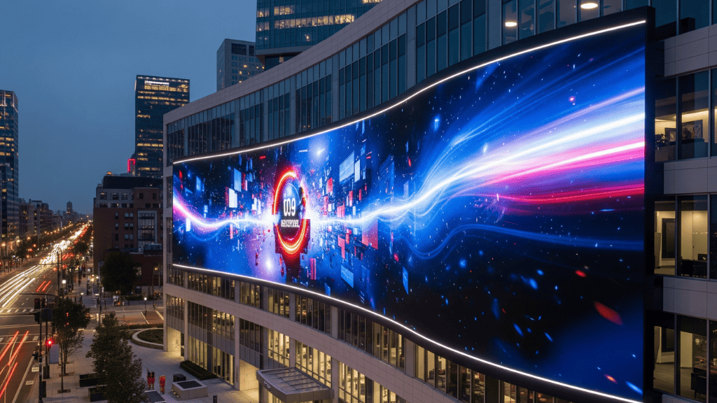 Videotron Melengkung: Inovasi Layar LED Modern | JAKVISUAL